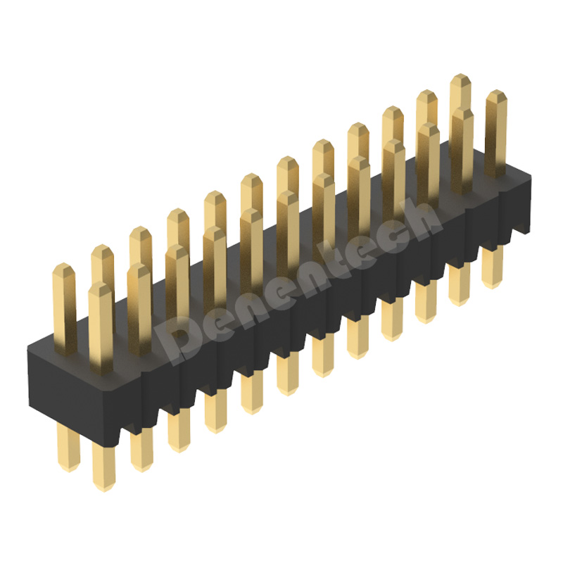 Denentech 1.27mm pin header dual row straight female pin header - Denentech Electronic ...